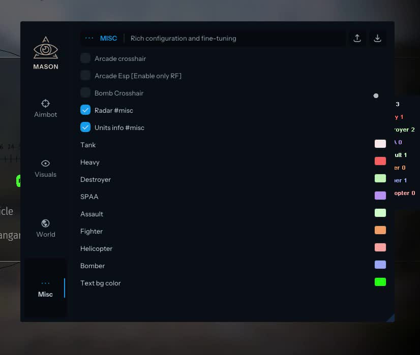 MASON AXE - WarTbIndra | Cheatrise
